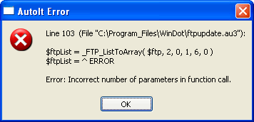 _FTP_ListToArrayEx Problem - AutoIt General Help and Support - AutoIt Forums