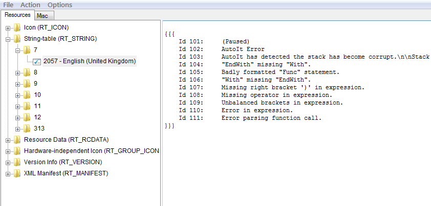 Location of language strings? - AutoIt Technical Discussion - AutoIt Forums