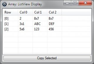 2D arrays compare with details - yet another solution - AutoIt Example Scripts - AutoIt Forums