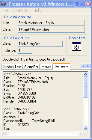 Problem in getting window/control text - AutoIt General Help and Support - AutoIt Forums