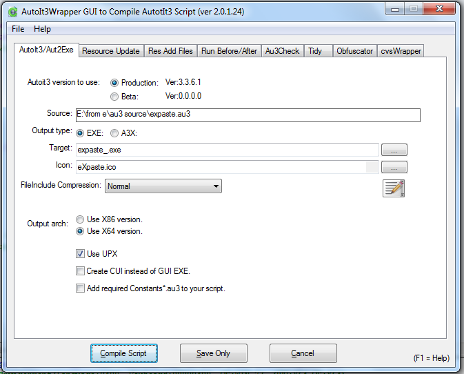 Where Is Password Option To Encrypt My Script Autoit General Help And Support Autoit Forums
