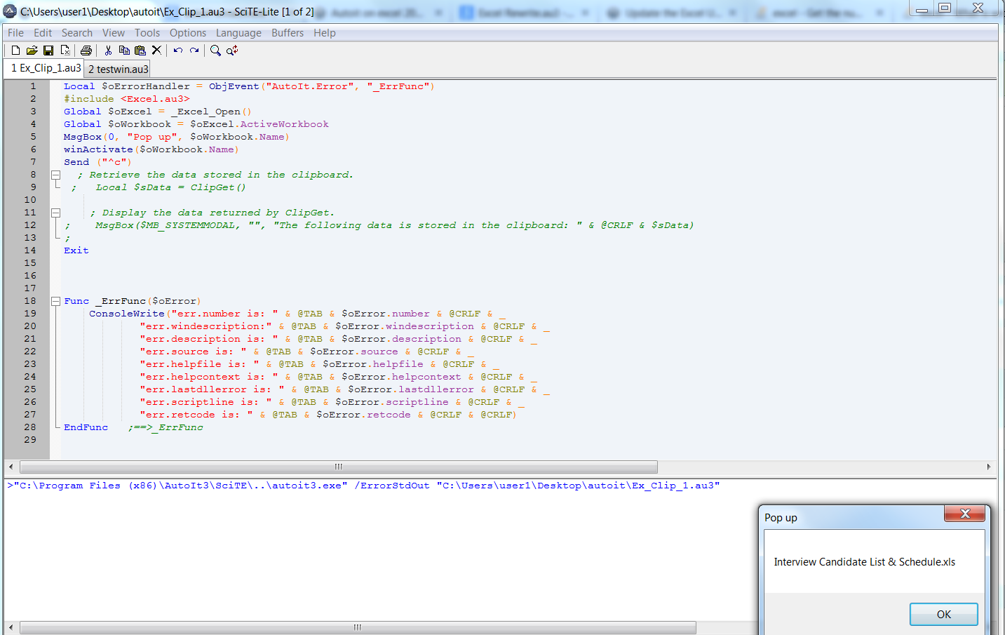 Script fails in Microsoft Office 2013 - AutoIt General Help and Support ...