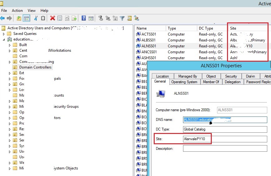 Need to get the "site" from a list of DC Servers in AD - AutoIt General Help and Support ...