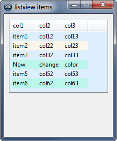 Alternate Color Listview Items AutoIt General Help And Support AutoIt Forums