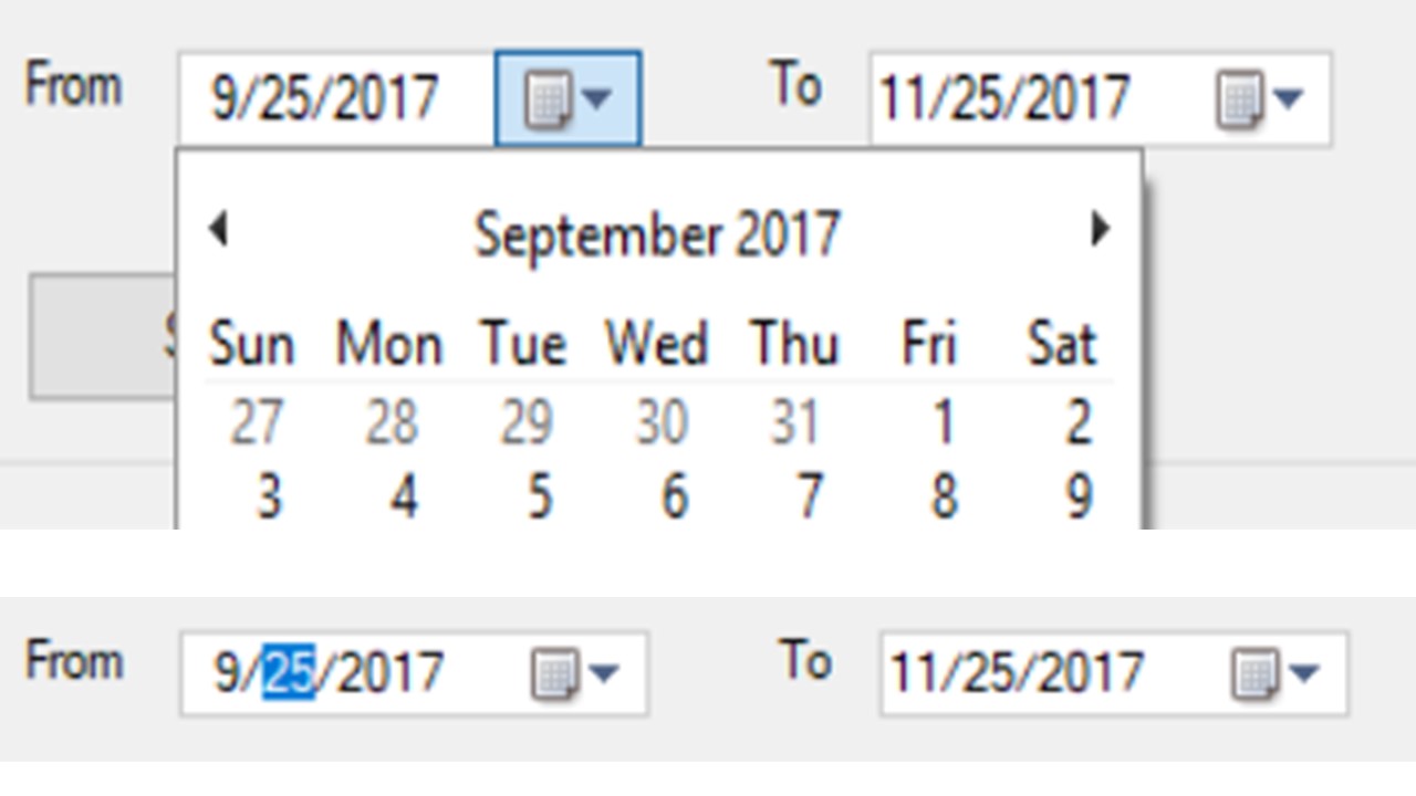 set the date in a date field : NOT autoit picker - AutoIt General Help ... set the date in a date field : NOT autoit picker - AutoIt General Help ...
