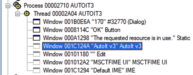 Winapisetthreaddesktop Error 170 Autoit Limitation Udf Bug Autoit General Help And 