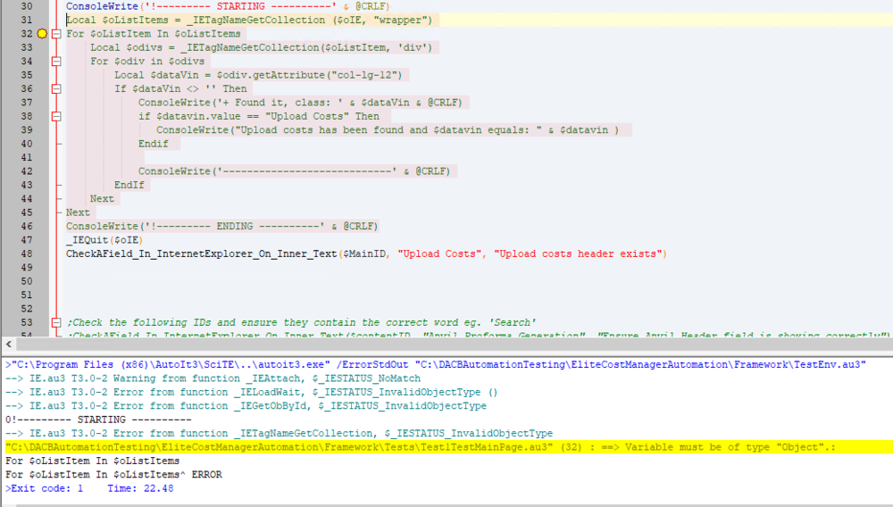Ie Accessing A Class In Ie Variable Must Be Of Type Object Autoit General Help And Support