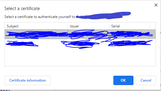 Autoitx Cant Find The Chrome Select A Cert Popup Autoitx Help And Support Autoit Forums