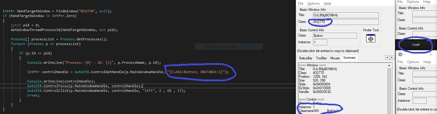 Autoitx C Does Not Click The Dialog Button Autoitx Help And Support Autoit Forums