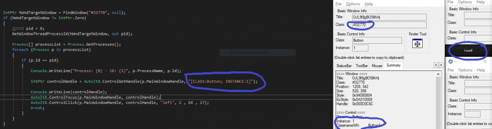 Autoitx C Does Not Click The Dialog Button Autoitx Help And Support Autoit Forums