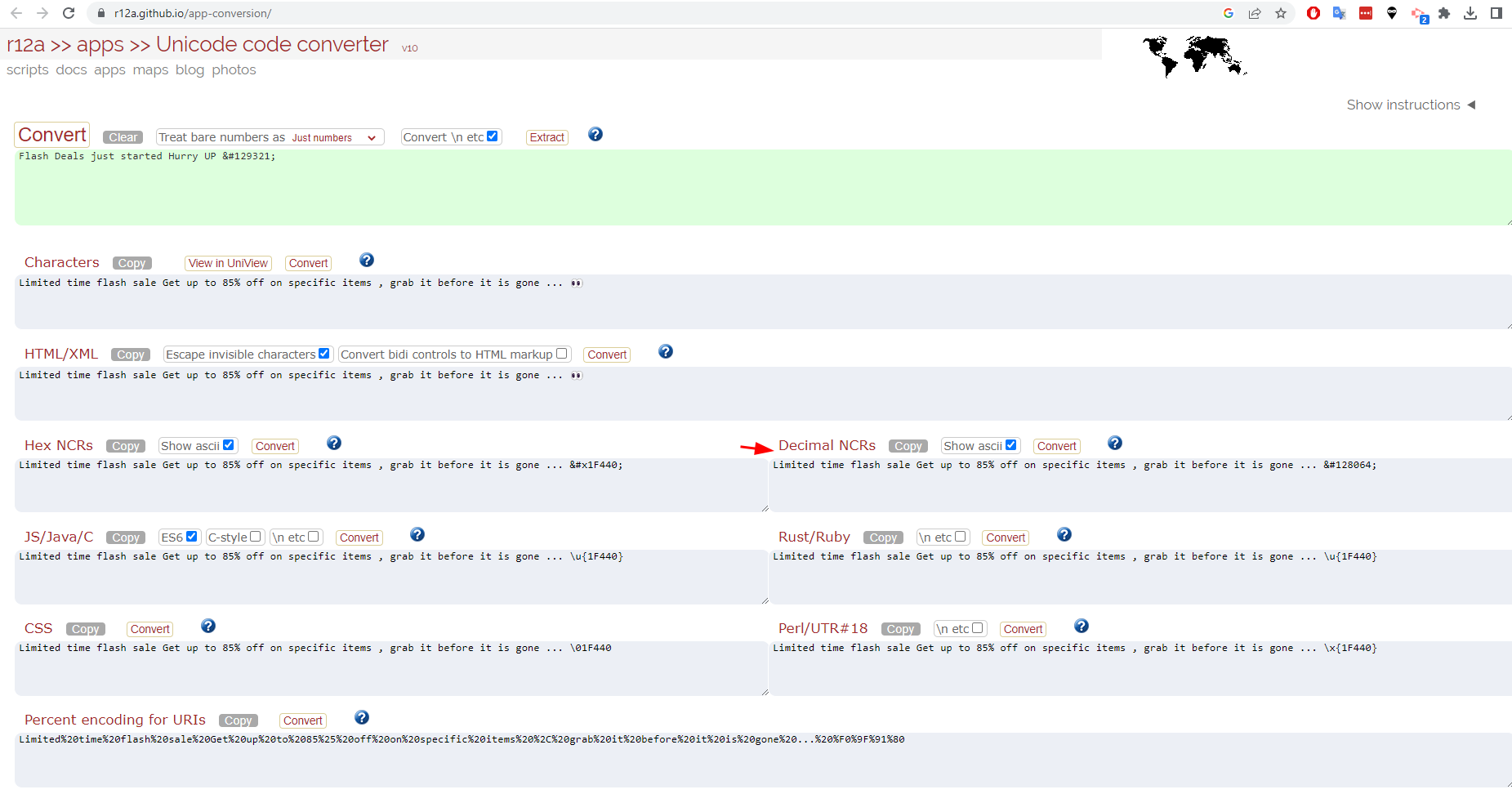 Convert from UTF-8 to Decimal NCRs - AutoIt General Help and Support - AutoIt Forums