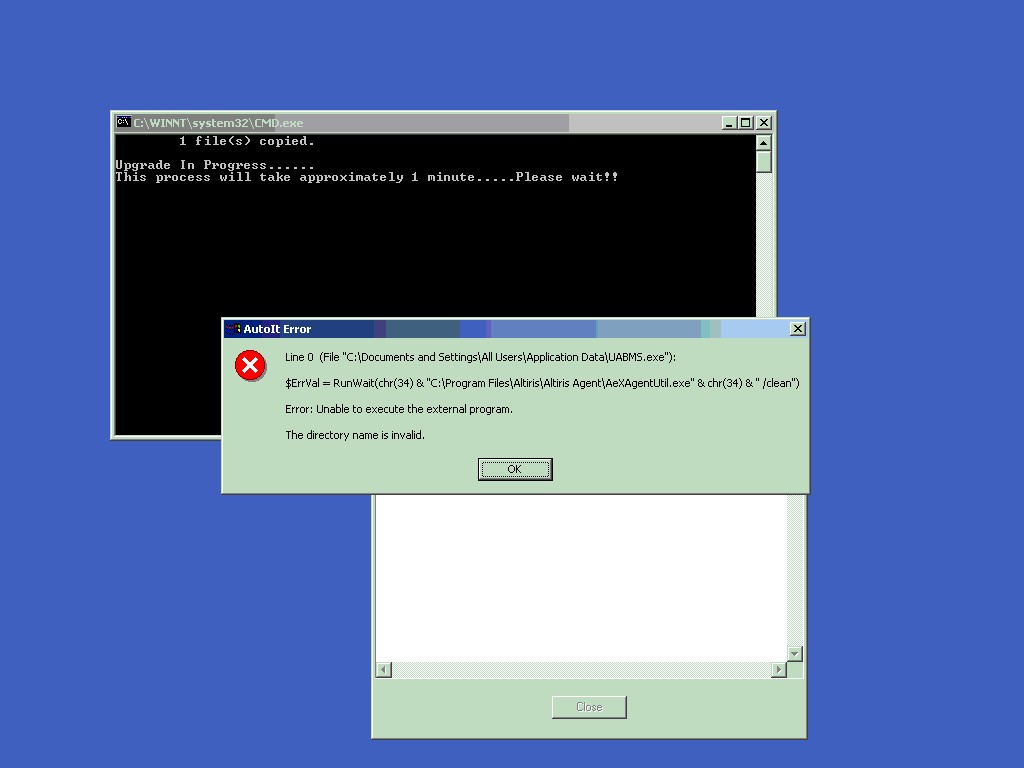 Error Unable To Execute The External Program Autoit General Help And Support Autoit Forums 2271